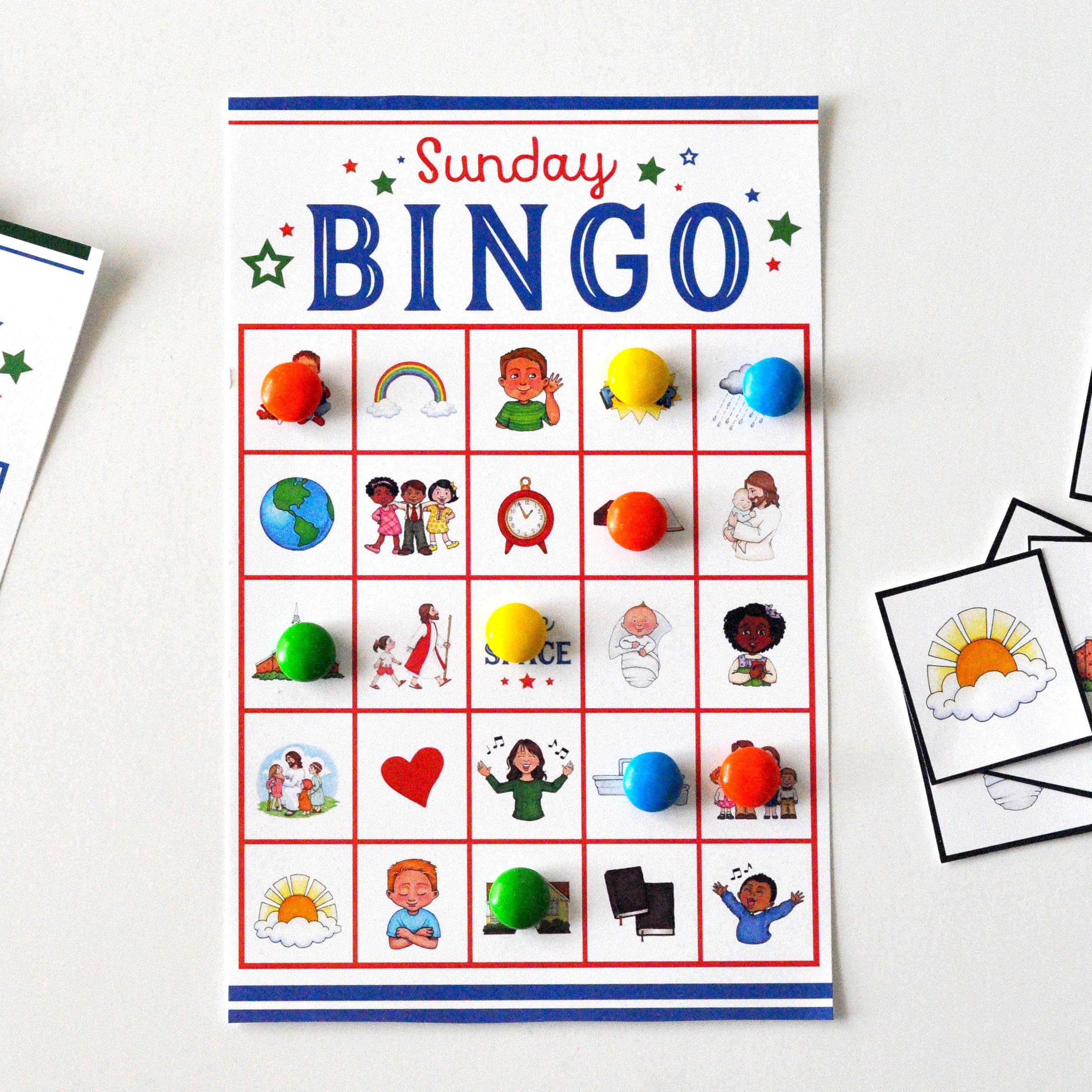 Sunday Bingo Printable Game - Etsy