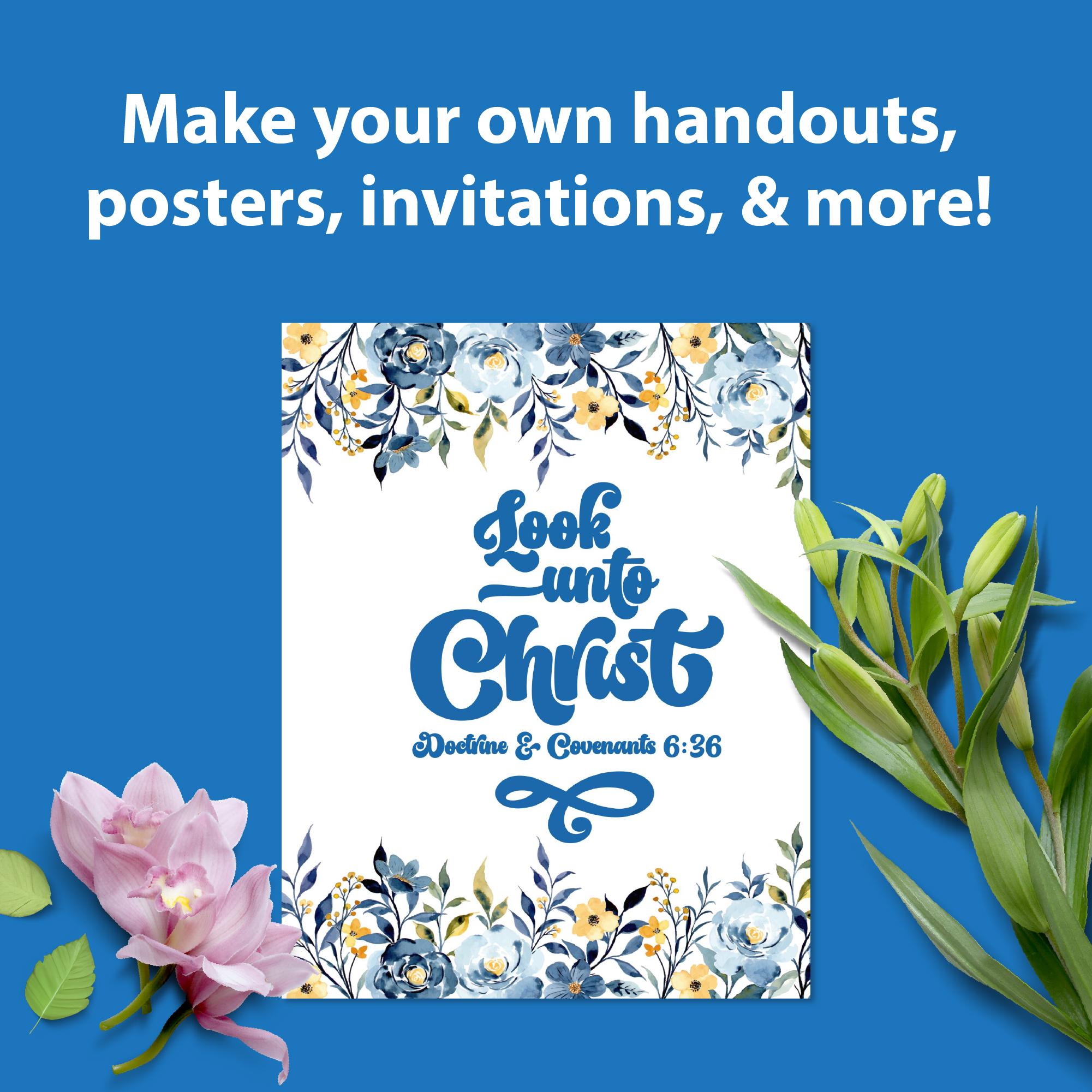 Youth Theme 2025 LDS Logos in SVG and PNG | Doctrine and Covenants 6:36 ...