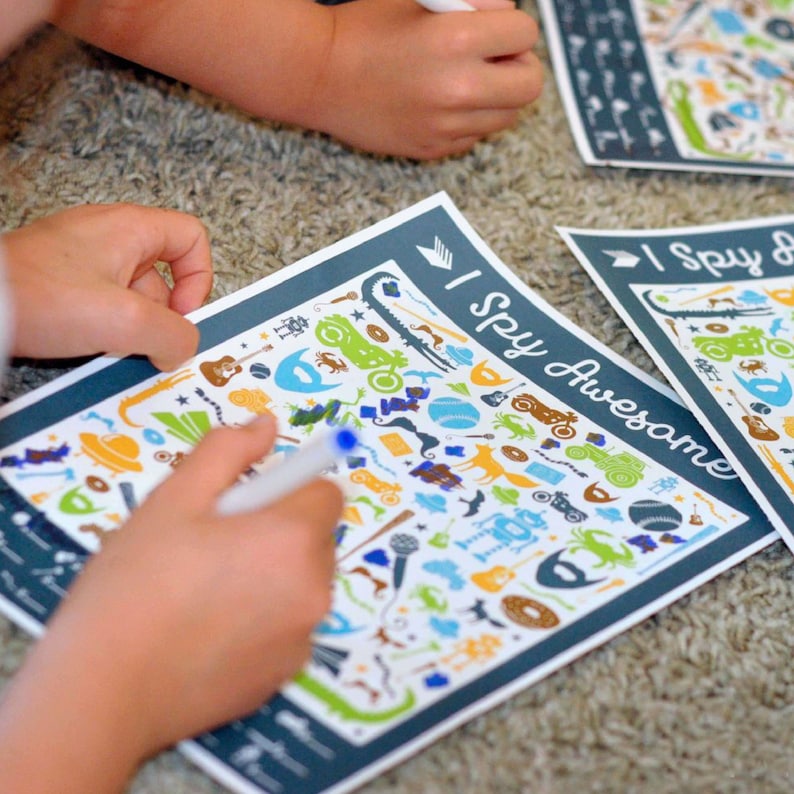 The Gigantic I Spy Printable Bundle - Etsy
