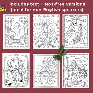 Old Testament Coloring Pages: Bible Story Activities for Kids (PDF ...