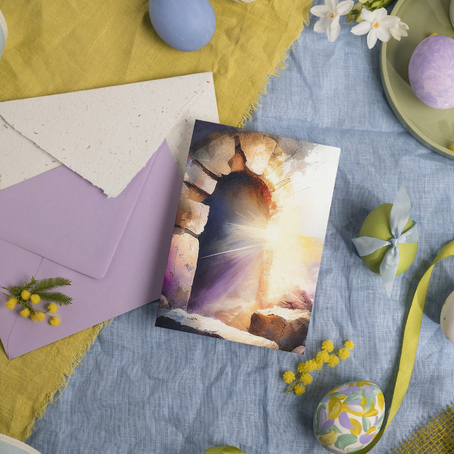 Easter Tomb Art: Resurrected Lord Christian Print (digital Download) - Etsy