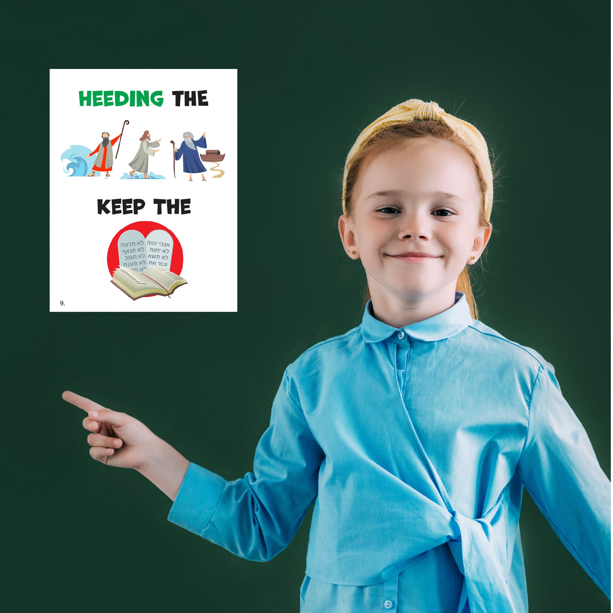 Keep the Commandments Singing Time Flipchart for Primary Come, Follow Me - Etsy