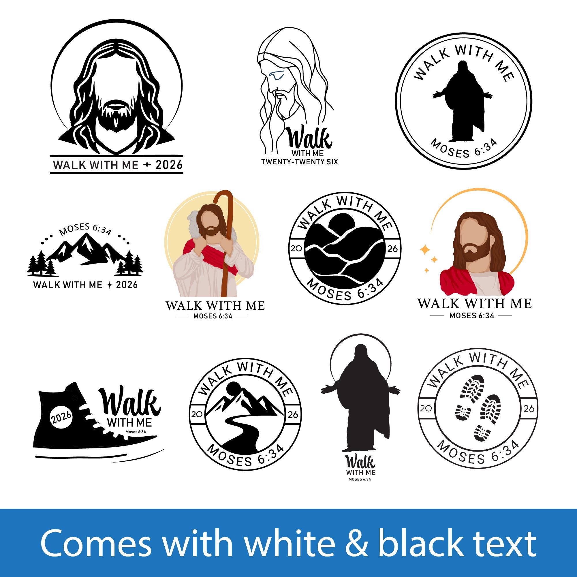 2026 LDS Youth Theme Walk With Me | PNG and SVG | Moses 6:34 | Young ...