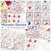 Monster Games Printable Kit Printable Downloads Kids Games & Activities ...