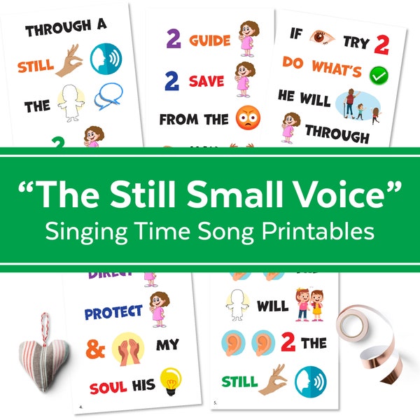 Love One Another Singing Time Flipchart for Primary Come, Follow Me - Etsy