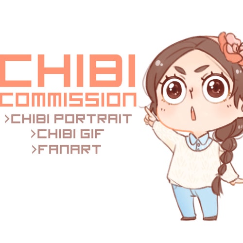 Chibi Character Commission/head Icon Custom Digital Commission - Etsy