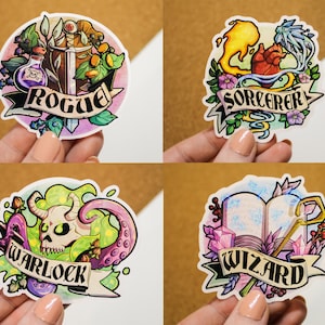 Class Sticker Full Set | Individual Class Stickers - Etsy