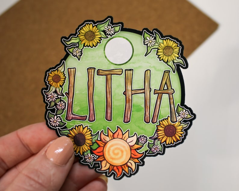 Sabbat Stickers Pagan Wheel of the Year Stickers - Etsy