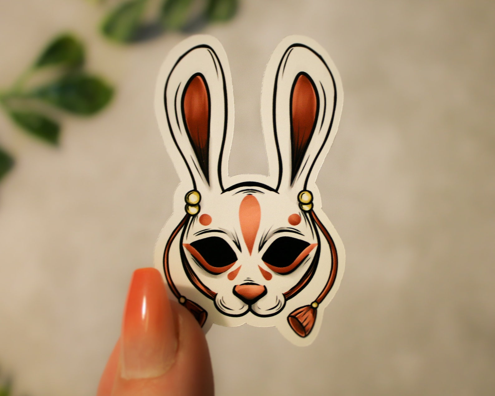 Yokai Mask Sticker Set 6 Pack Japanese Demon Masks - Etsy