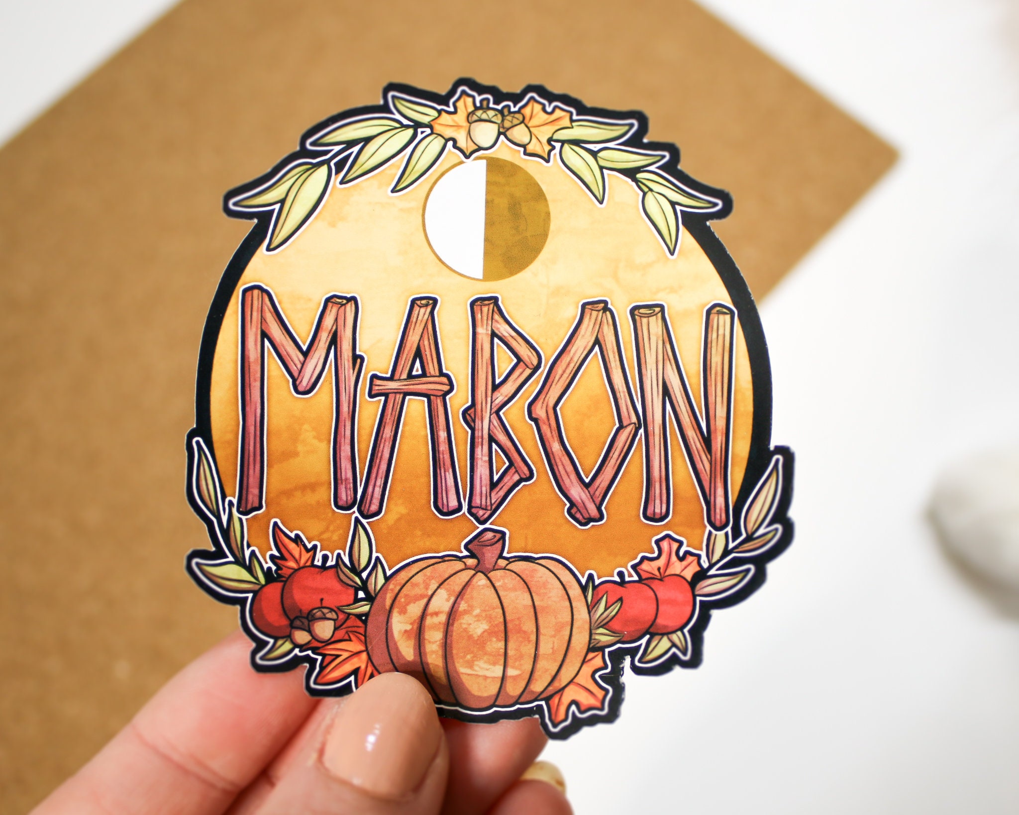 Sabbat Stickers Pagan Wheel of the Year Stickers | Etsy