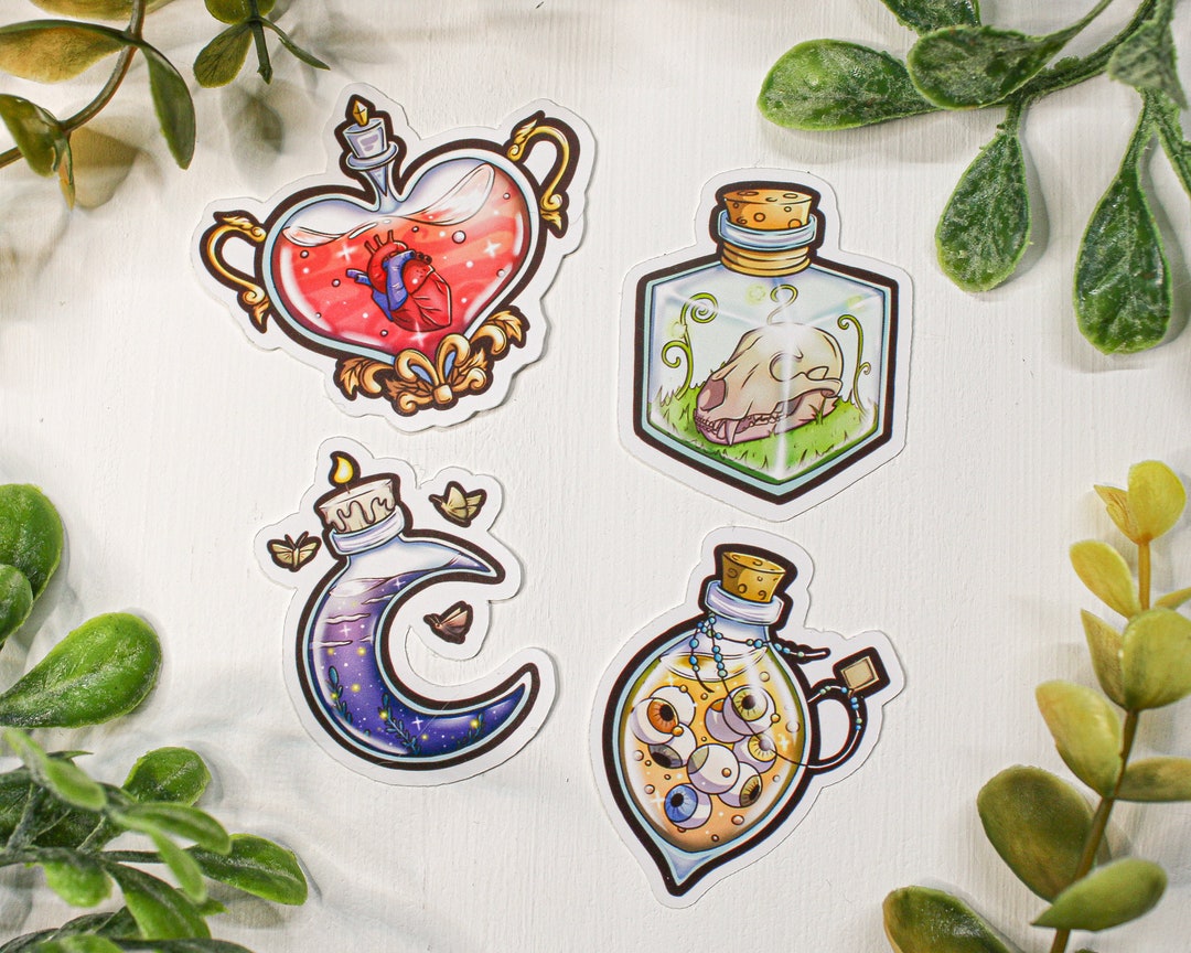 Potion Stickers 8 Pack Set 2 - Etsy