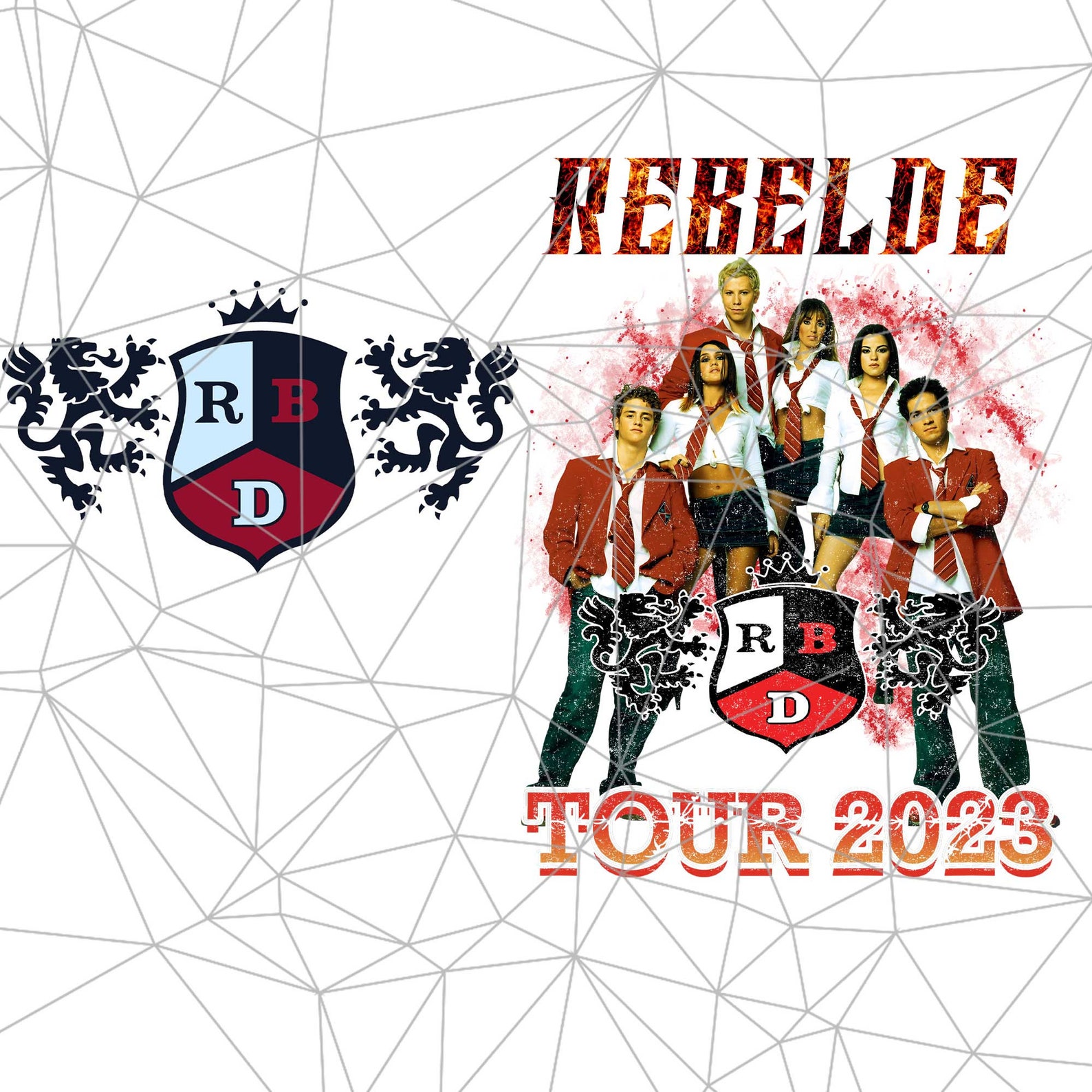 Rebelde Concert 2023 PNG File, Soy Rebelde Tour 2023 Download File, RBD ...