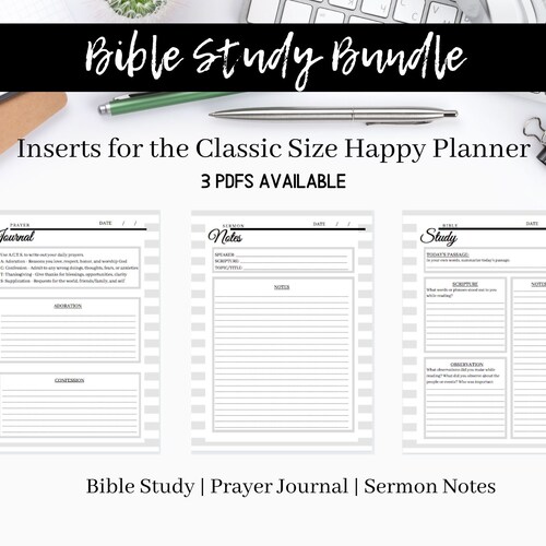 Printable Planner Inserts A5 Planner Inserts Bible Study - Etsy