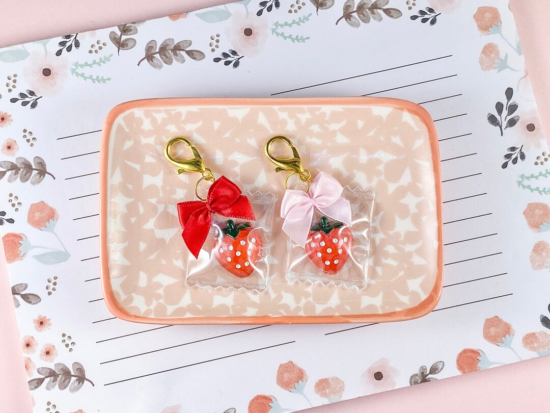 Strawberry Candy Planner Charms - Planner Accessories, Travelers ...