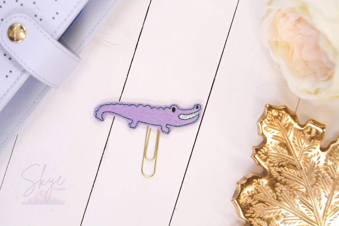 Alligator Planner Clip Planner Accessories, Paperclip Bookmark, Planner ...