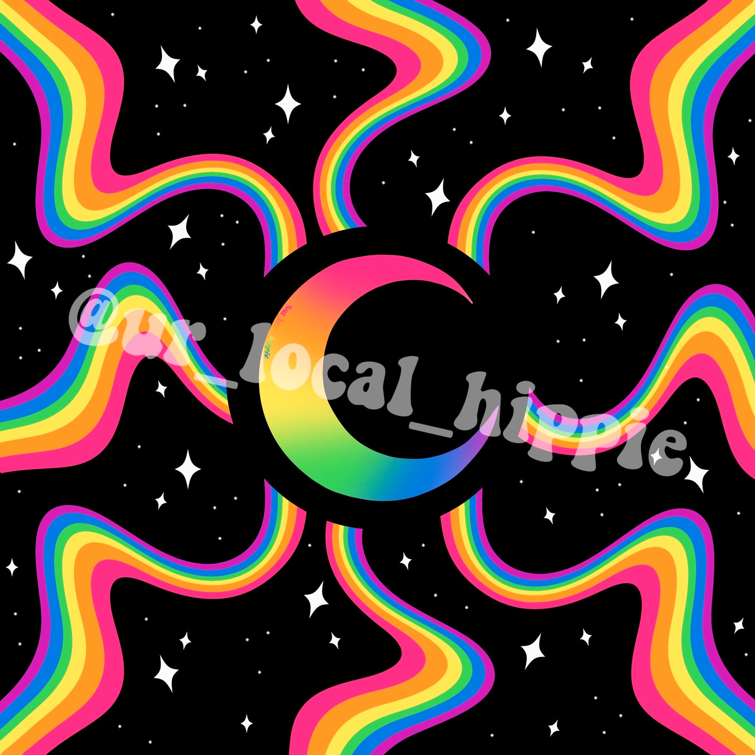 Psychedelic Trippy Digital Print Art - Etsy