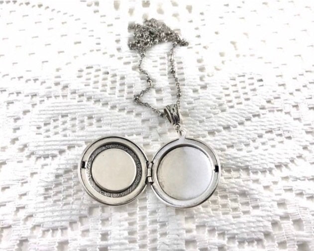 Silver IRISH Hare 3 Pence Coin Locket Necklace,irish Silver HARP Locket ...