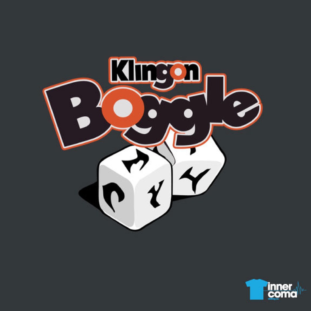 Klingon Boggle T-shirt - Etsy