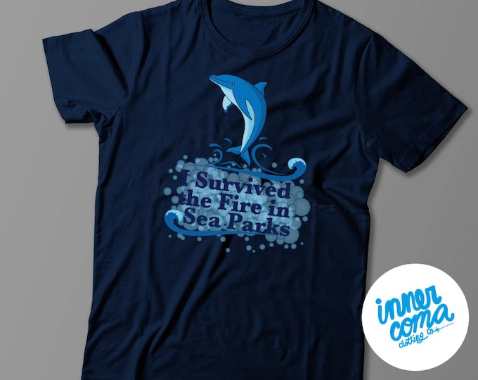 I Survived the Fire in Sea Parks T-shirt - Etsy
