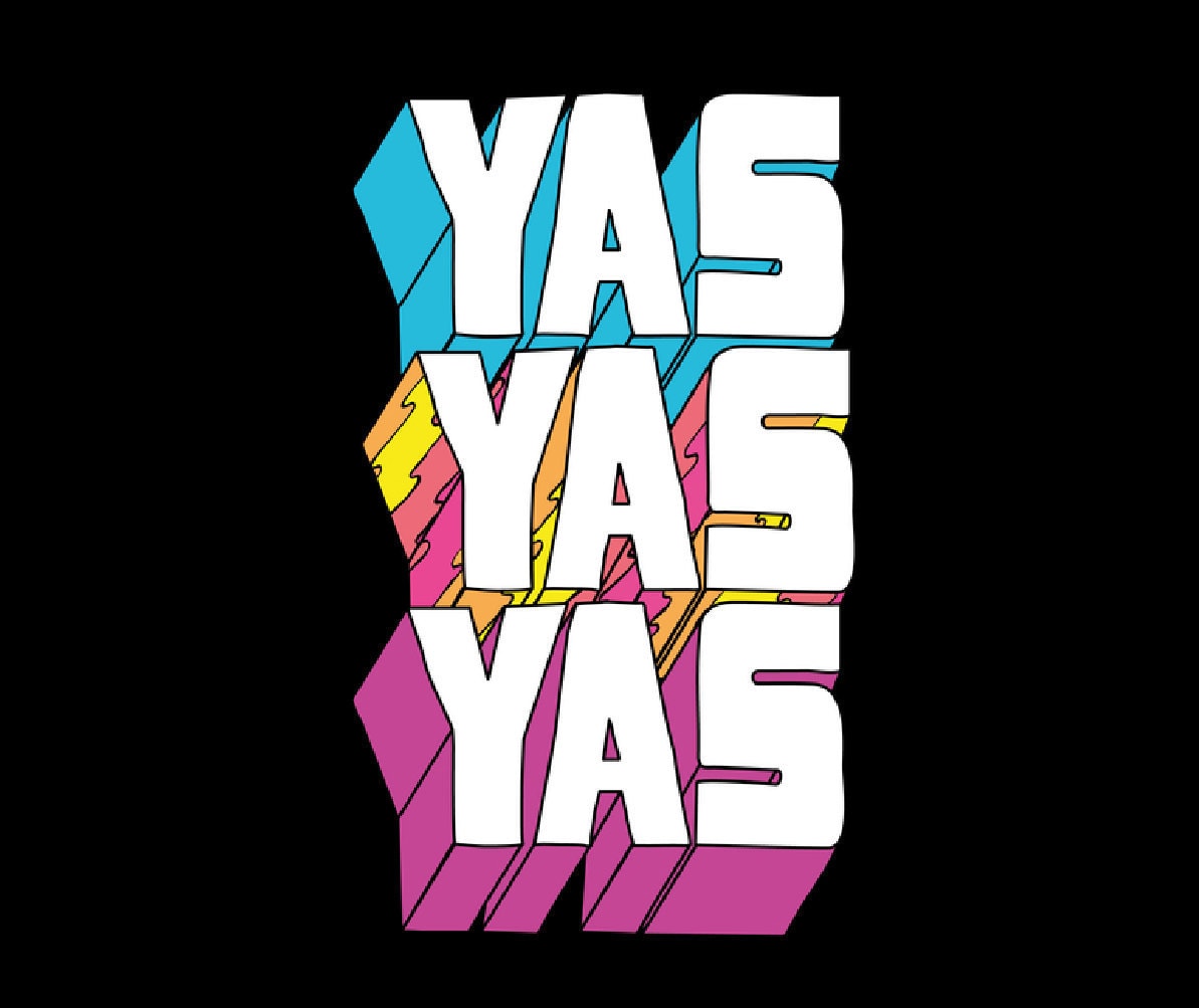 Yas Yas Yas T-shirt - Etsy