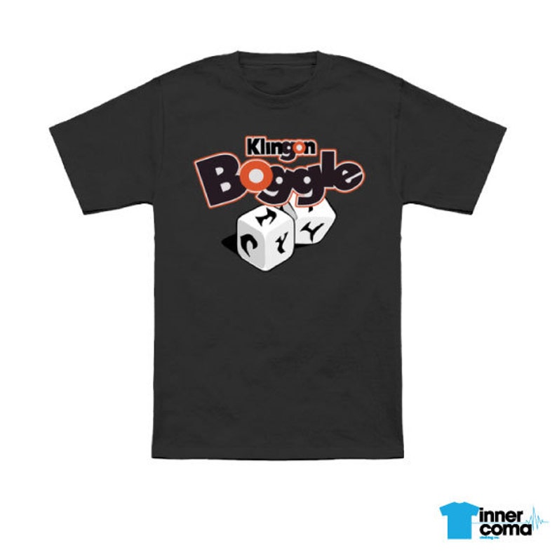 Klingon Boggle T-shirt - Etsy