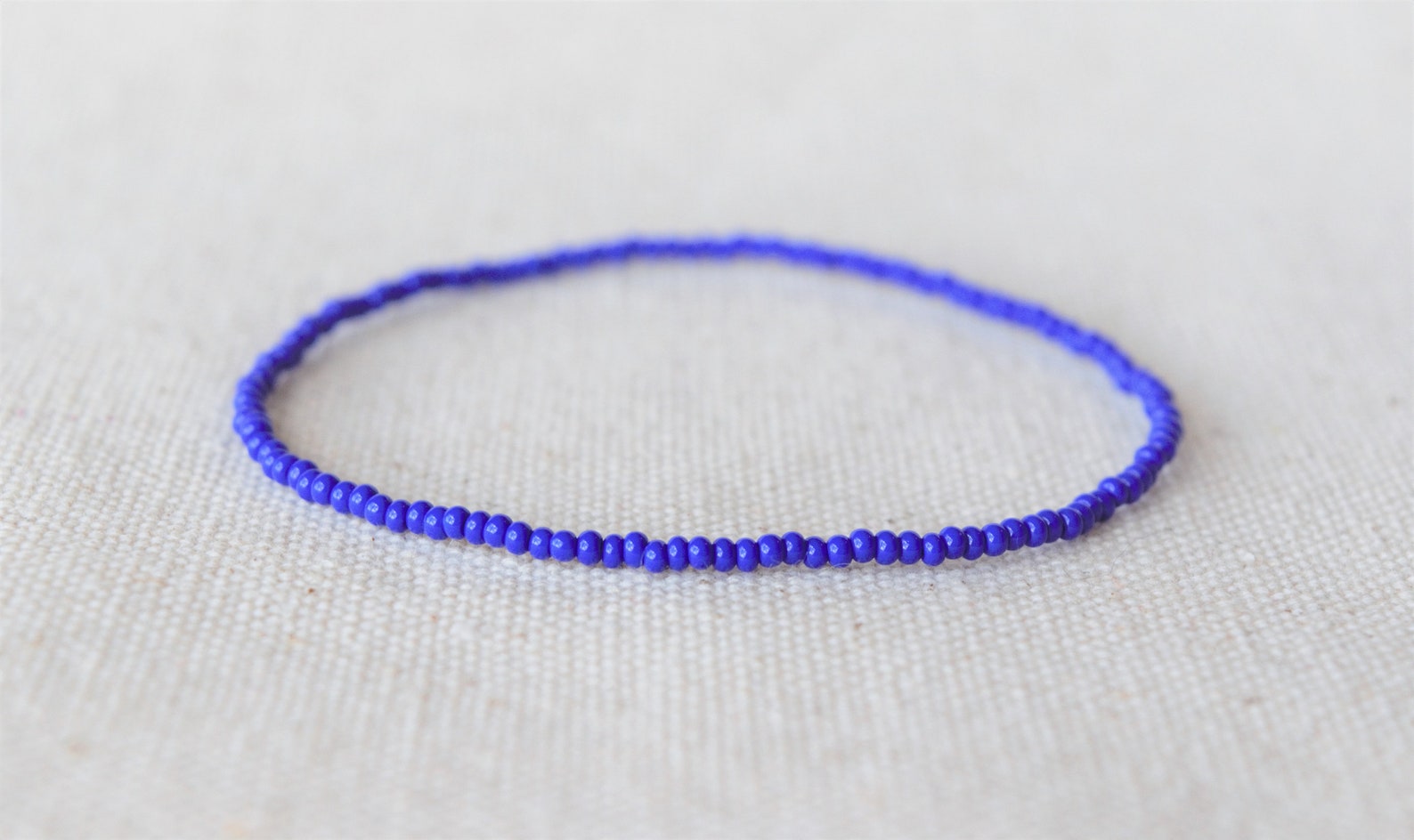 Royal Blue Bracelet Everyday Bracelets Seed Bead Bracelets - Etsy