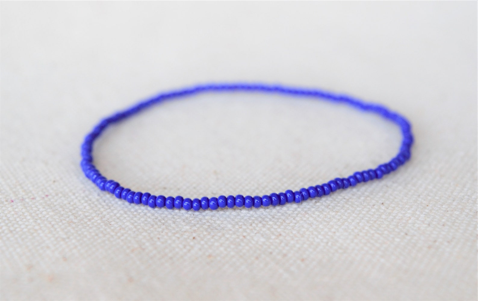 Royal Blue Bracelet Everyday Bracelets Seed Bead Bracelets - Etsy