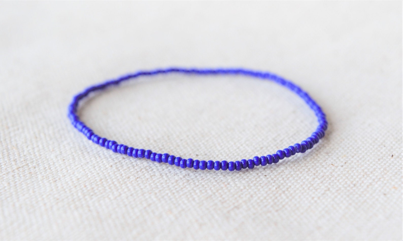Royal Blue Bracelet Everyday Bracelets Seed Bead Bracelets - Etsy