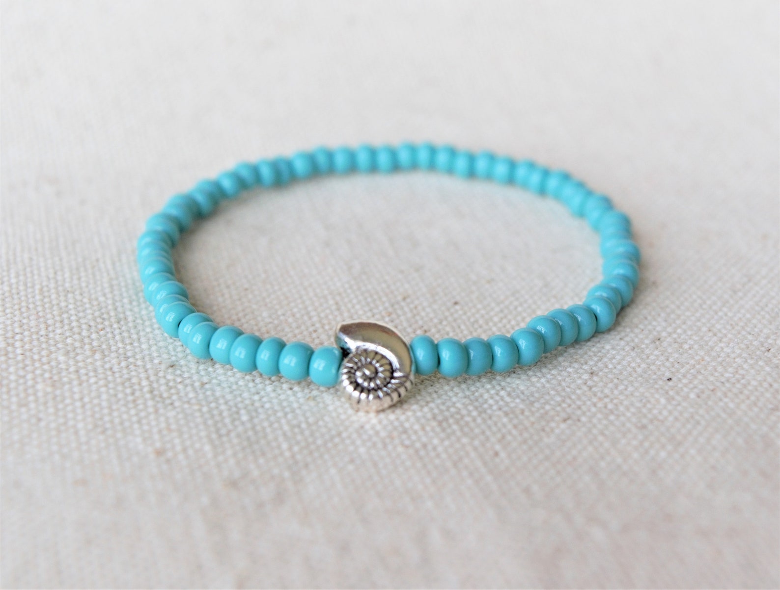 Beaded Seashell Anklet Nautical Anklet Beach Anklet Boho - Etsy