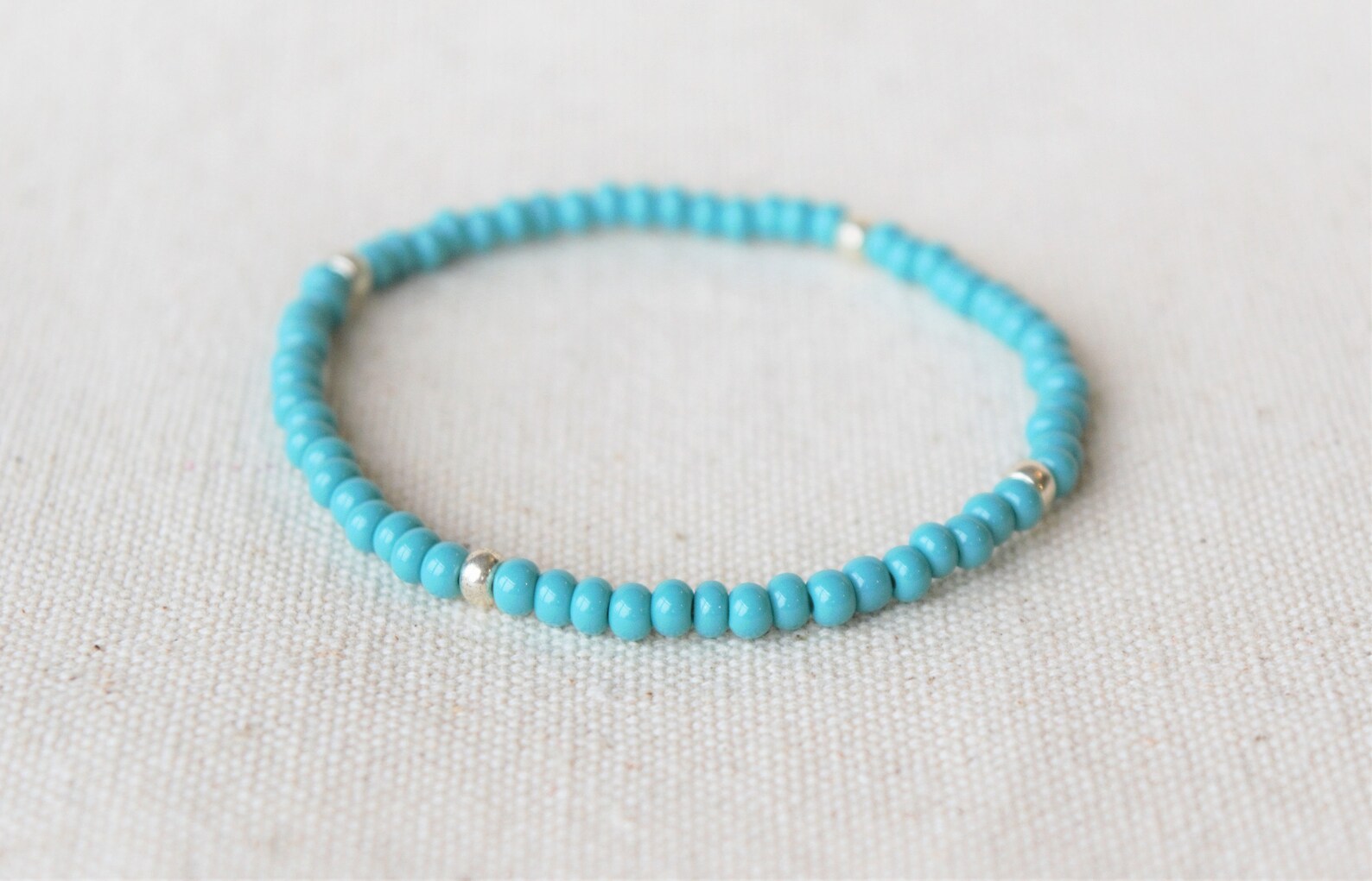 Seed Bead Anklets Choose Color Beaded Beach Anklet Boho - Etsy