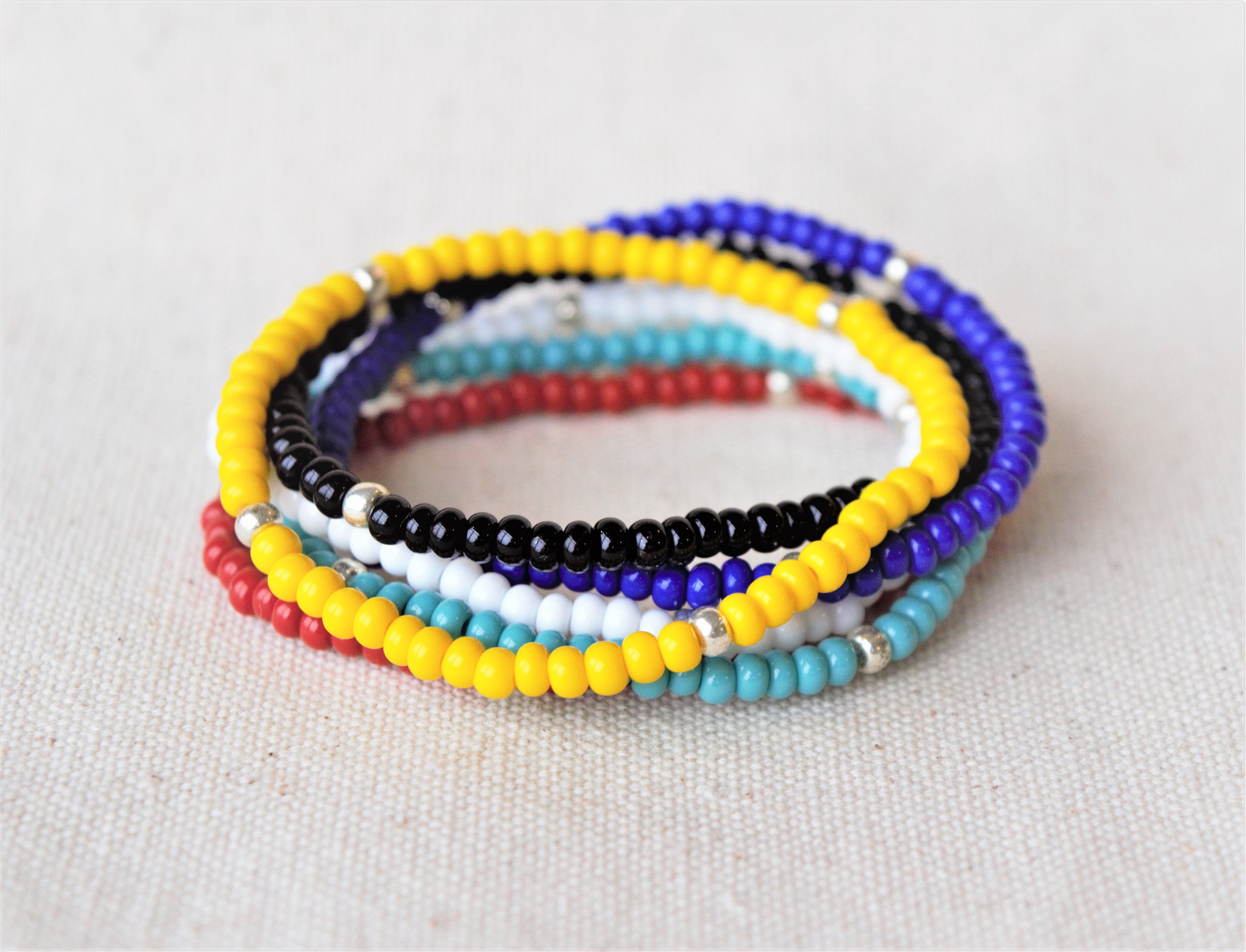 Seed Bead Anklets, Choose Color, Beaded Beach Anklet, Boho Ankle ...
