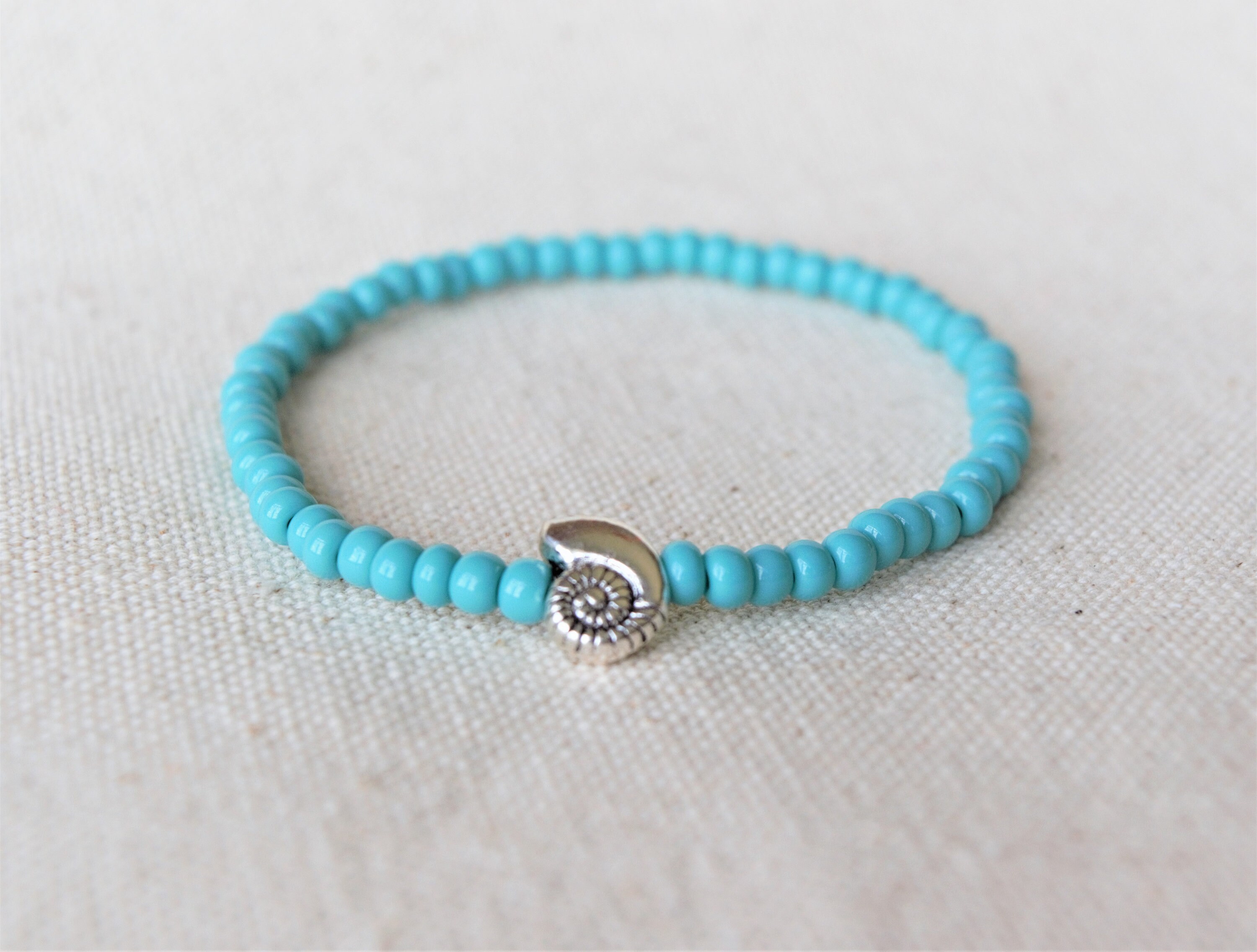 Seashell Bracelet Beach Bracelet Nautical Bracelet Boho | Etsy