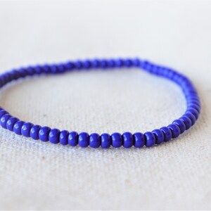 Royal Blue Bracelet, Everyday Bracelets, Seed Bead Bracelets, Boho ...