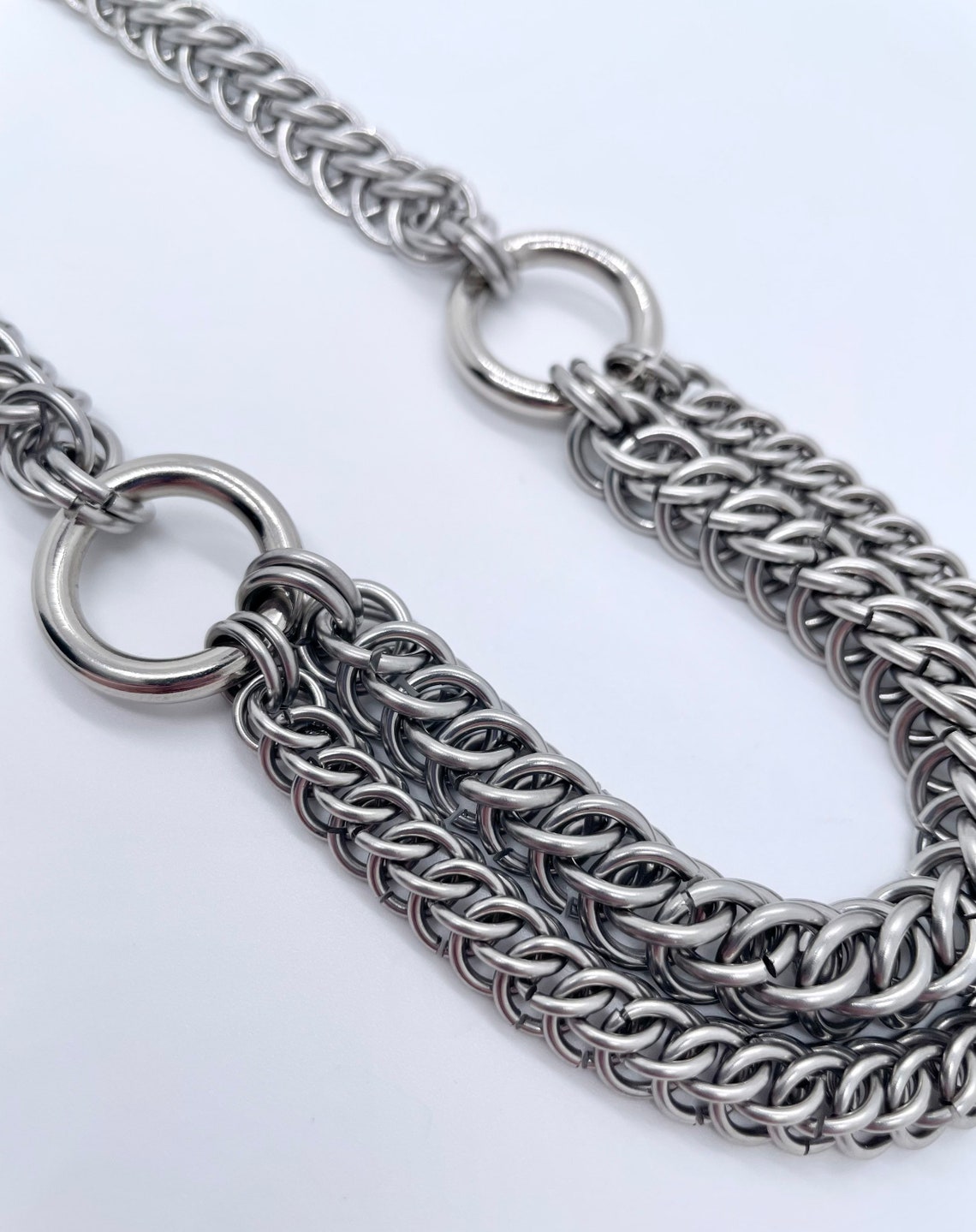 Ditto Chainmail Choker Necklace - Etsy