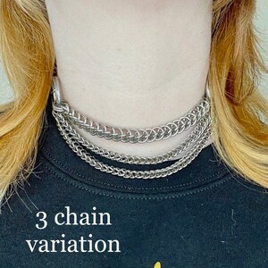 Ditto Chainmail Choker Necklace - Etsy