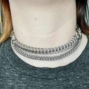 Ditto Chainmail Choker Necklace - Etsy
