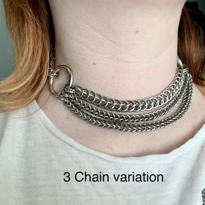 Ditto Chainmail Choker Necklace - Etsy