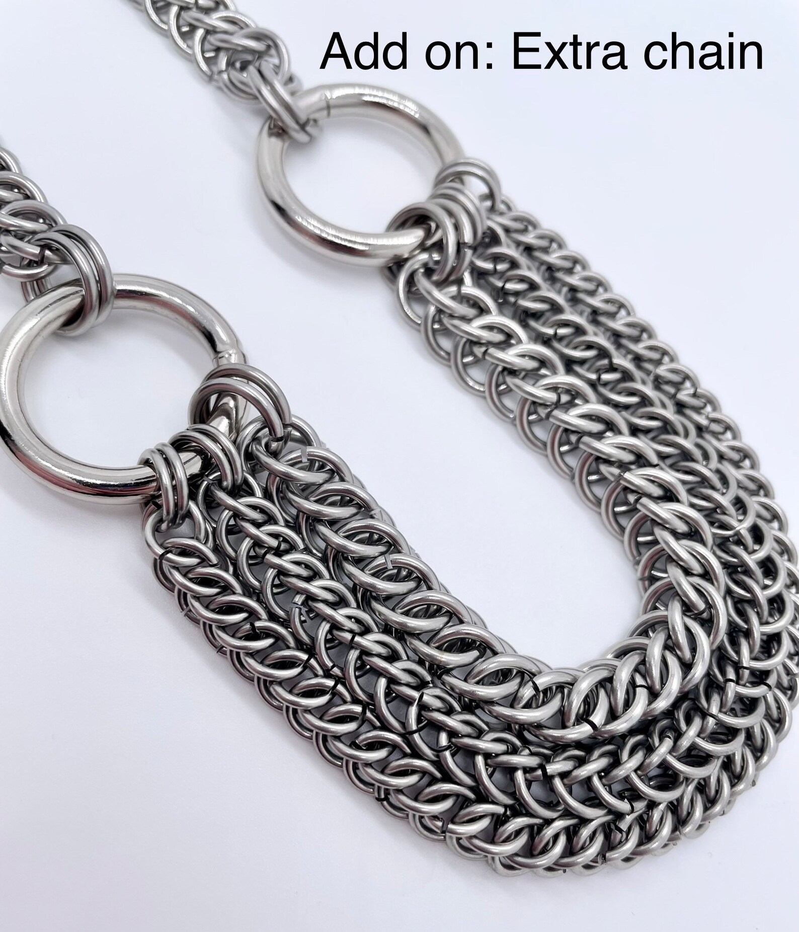 Ditto Chainmail Choker Necklace - Etsy