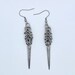 Fish Tail Stainless Steel Chainmail Earrings - Etsy