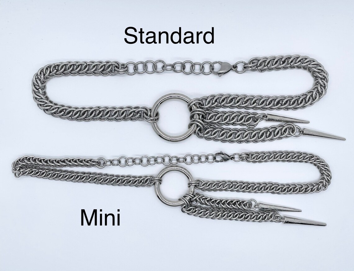 Mini Brisk Chainmail Choker Necklace - Etsy