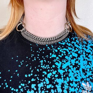 Ditto Chainmail Choker Necklace - Etsy