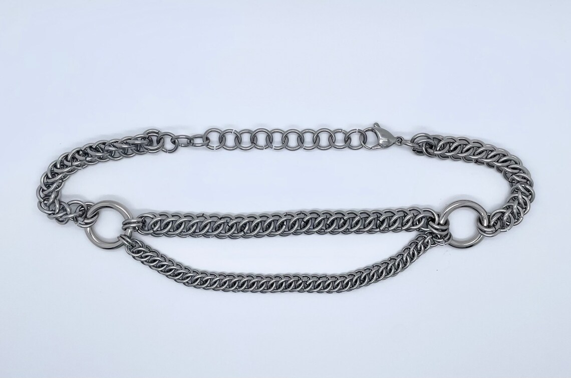 Ditto Chainmail Choker Necklace - Etsy