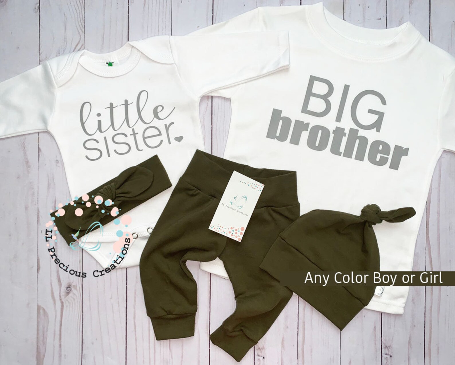 Choose Your Color Big Brother Little Sister Brother Newborn | Etsy