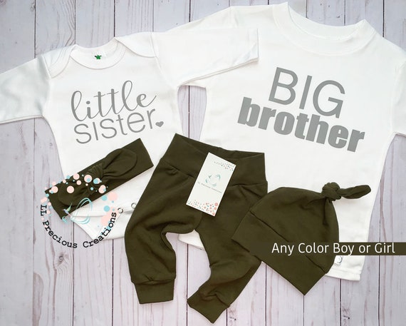 Choose Your Color Big Brother Little Sister Brother Newborn - Etsy