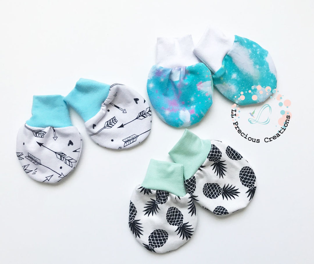 Baby Mittens No Scratch Mittens Matching Mittens Add to Your Outfit ...
