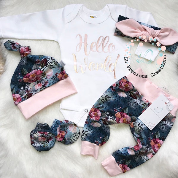 Baby Girl Coming Home Outfit - Etsy