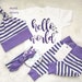 Newborn Girl Outfit Hello World Baby Girl Coming Home Outfit - Etsy