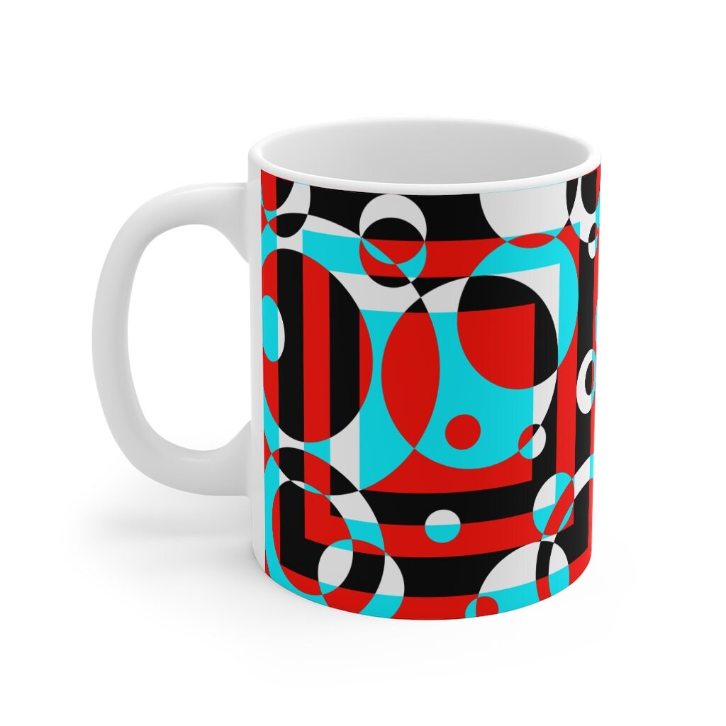 Geometric Design mug 11oz | Etsy