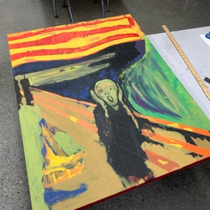 Master Study - "the Scream" After Edvard Munch - 16"x12", Art Original ...