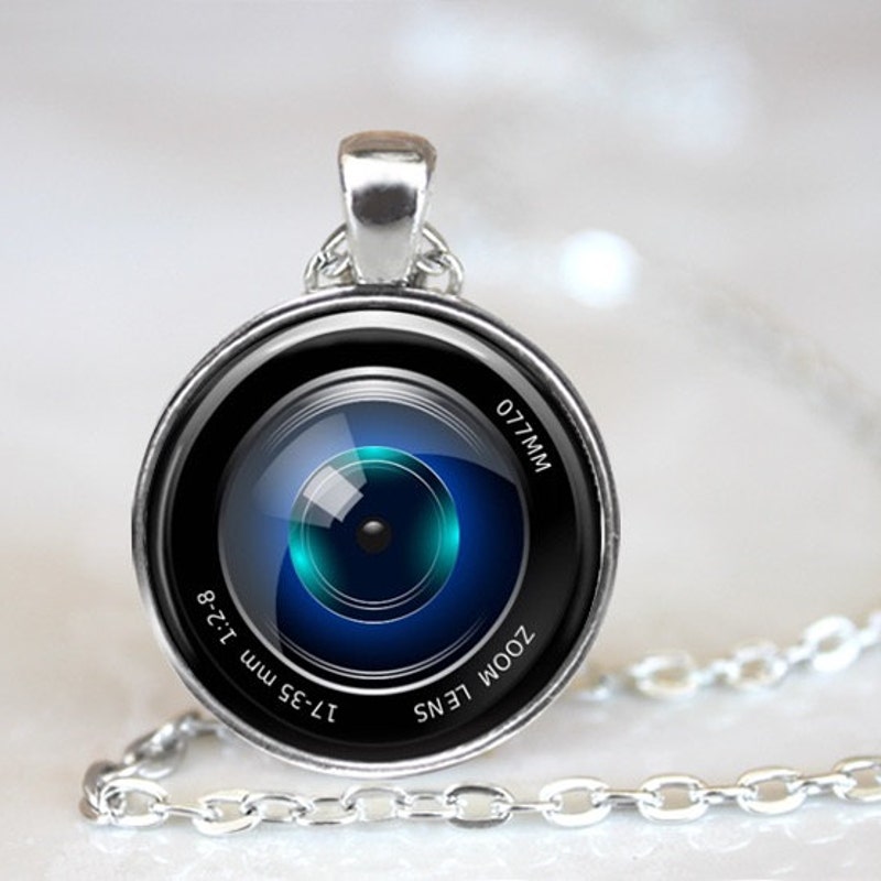 Camera Lens Necklace - Etsy